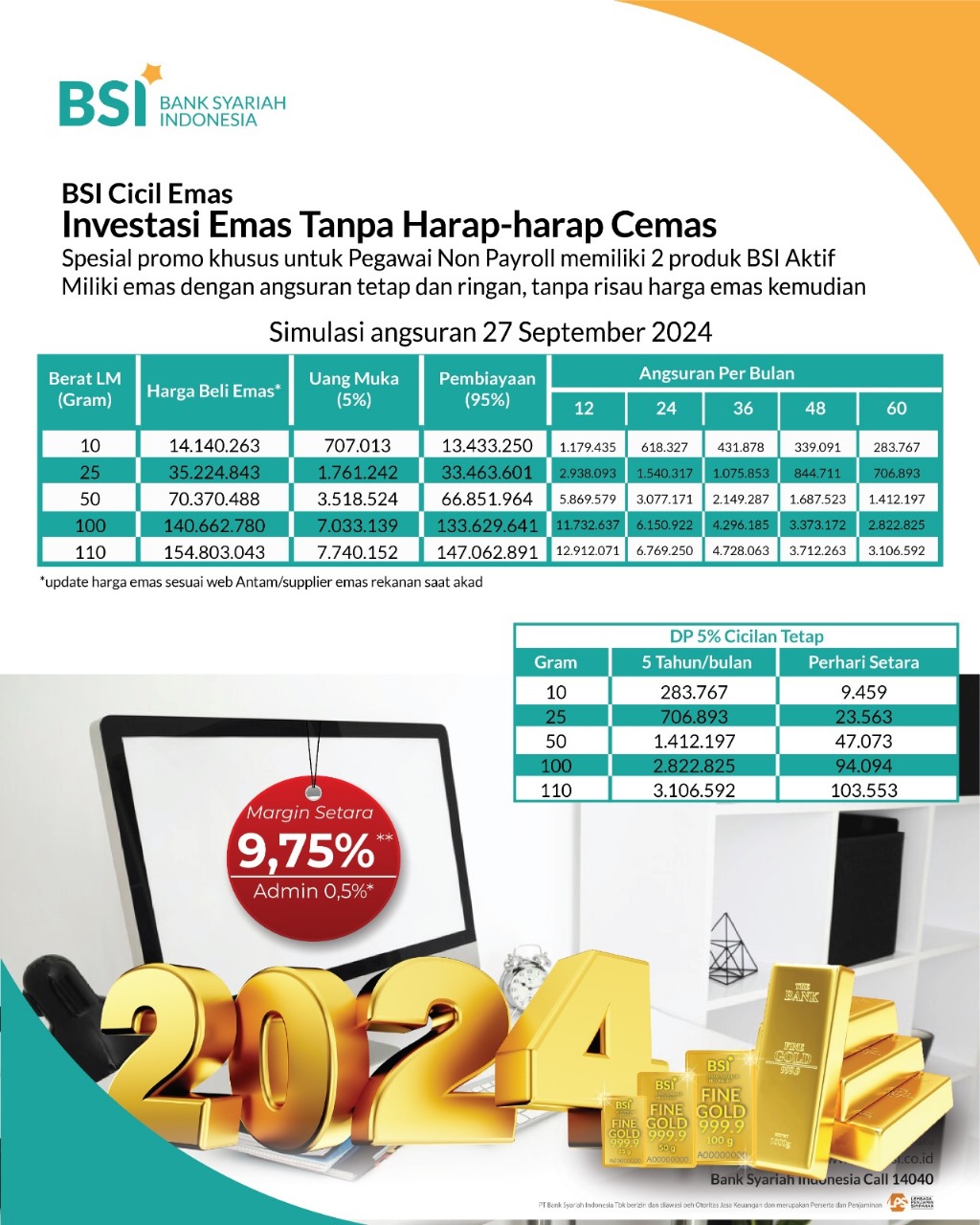 Cicil Emas - Bank BSI